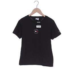 Tommy Jeans Damen T-Shirt, schwarz, Gr. 36