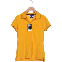 Tommy Hilfiger Damen Poloshirt, gelb, Gr. 36