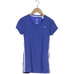 Adidas Damen T-Shirt, blau, Gr. 34