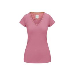 Longtop Toy Short Sleeve Top Solid Coral M