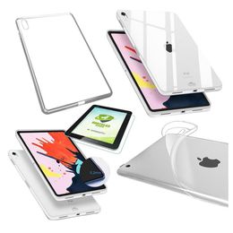 Wigento Tablet-Hülle Für Apple iPad Pro 11.0 Zoll 2018 / iPad Air 2020 4. Gen/ Air 2022 Transparent Hülle Tasche Cover + H9 Hart Glas