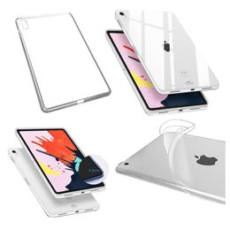Wigento Tablet-Hülle Für Apple iPad Pro 11.0 Zoll 2018 / iPad Air 2020 4. Gen/ Air 2022 Transparent Tasche Hülle Case TPU Silikon dünn