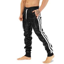 BOCKLE Lederhose Bockle® Boyjog Faux Pants Herren Lederhose Lederjeans