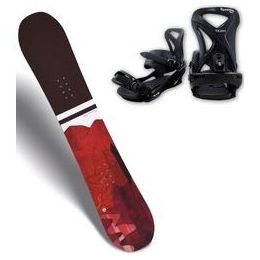 Snowboard Trans "Trans FR MAN RED 21/22" Snowboards Gr. 157, bunt (aubergine/black/red)