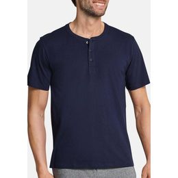 Schiesser Pyjamaoberteil Mix & Relax (1-tlg) Schlafanzug Shirt Kurzarm