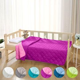 wometo Kinder Microfaser Steppbett im Wende-Design 135x200 – OekoTex lila und pink kochfest 95° Leichtsteppbett Krabbeldecke i ohne Bezug verwendbar i