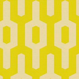 A.S. Création Gelbe Tapete mit Muster | Moderne geometrische Vliestapete mit Vinyl | Abwaschbare Mustertapete ideal für Wohnzimmer und Schlafzimmer - 10,05 x 0,53