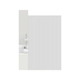 Grund - vertical Duschvorhang 180 x 200 cm Weiß/Grau-17542145
