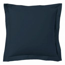 Blanc Avenue Paris - Kissenbezug aus 100% gekämmter Baumwolle Satin / 80 Fäden /cm² - Ocean - 63 x 63 cm Stehsaum - Océan