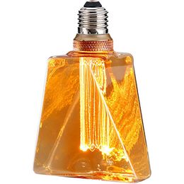 Edison Vintage Glühbirne E27 4W 1800K flimmerfrei Vintage Design led Lampe im Retro Stil zur Stimmungsbeleuchtung Nostalgie und Retro Beleuchtung im