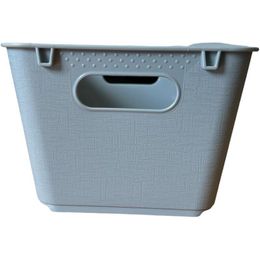 Aufbewahrungsbox Lotta 1,8 l, lifestyle-box ca. 19,5 x 14 x 10cm, Nordic-Grey Hellgrau - keeeper