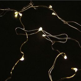 BURI LED-Mikro-Lichterkette Weihnachtsbeleuchtung Weihnachtsdeko Dekolicht warmweiß