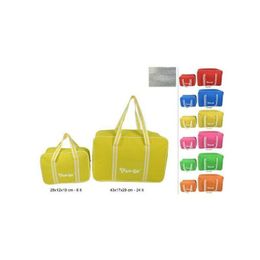 Meditrade GmbH Trade Shop Traesio - set 2 stück thermotaschen 24 lt + 6 lt farbige kühltasche meer camping picknick