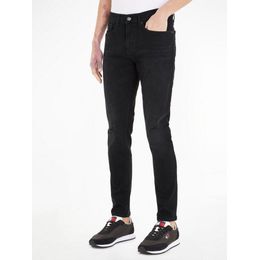 Tommy Jeans 5-Pocket-Jeans AUSTIN SLIM TPRD, schwarz