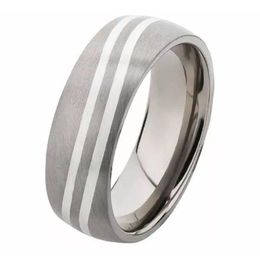 Firetti Partnerring Schmuck Geschenk "LIEBE" Titan, mit oder ohne Zirkonia (synth), silberfarben