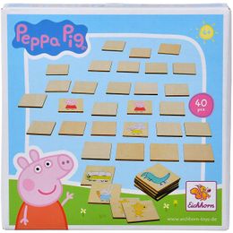 Noris Spiel, 40 Holz Karten Kartenlegespiel Memo Peppa Pig 109265715