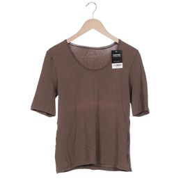 Oui Damen T-Shirt, braun, Gr. 38