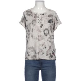 Oui Damen T-Shirt, beige, Gr. 34