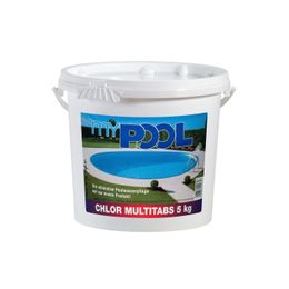 my POOL BWT Chlortabletten Chlor Multitabs, 5 kg, weiß