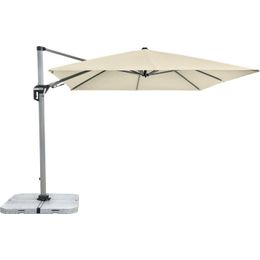 Doppler® Ampelschirm Active Pendel, UV-beständig, Maße: 350x260 cm, beige