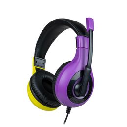 BigBen Interactive Stereo Gaming Headset V1 - Purple + Yellow