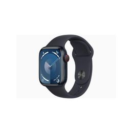 Apple Watch Series 9 GPS + Cellular 41mm - Midnight Aluminium Case with Midnight Sport Band - S/M