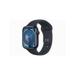 Apple Watch Series 9 GPS + Cellular 45mm - Midnight Aluminium Case with Midnight Sport Band - M/L