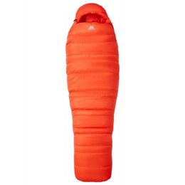 Mountain Equipment - Kryos - Daunenschlafsack Gr Long - Body Size: 200 cm Zip: Left Orange