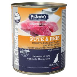 Dr. Clauder's Dr. Clauders Selected Meat Prebiotics in Dose, Pute&Reis 6x800g