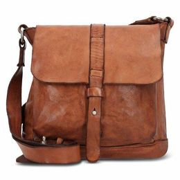 Campomaggi Umhängetasche Leder 23 cm cognac