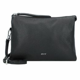 Abro Adria Umhängetasche Leder 24 cm black-nickel