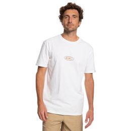 Quiksilver T-Shirt »On The Grid« White XL XL Stoff: Baumwoll-Jersey-Stoff [160 g/m2]