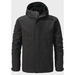 Schöffel SCHÖFFEL Outdoorjacke »Ins Jacket Antwerpen M« mit Kapuze 9990 - schwarz 56 56 10.000 mm Wassersäule