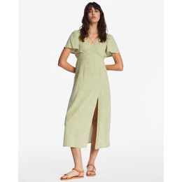 Billabong Sommerkleid »Jet Set« Moss Meadow XS - US-Größen US-Größen XS Stoff: Viskose-Stoff
