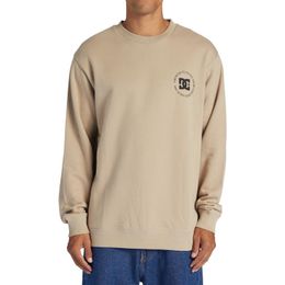 DC Shoes Sweatshirt »Concrete« Plaza Taupe L L Umweltfreundliches Material: French Terry...