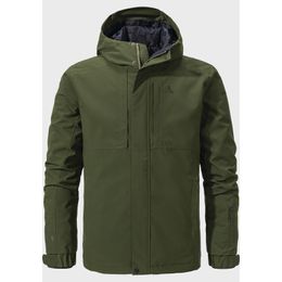 Sch&ouml;ffel SCH&Ouml;FFEL Outdoorjacke &raquo;Ins Jacket Antwerpen M&laquo; mit Kapuze 6004 - gr&uuml;n 48 48 10.000 mm Wassers&auml;ule