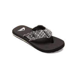 Quiksilver Sandale »Monkey Abyss« Black 4 12(45) 12(45) Baumwoll-Canvas-Band mit Waschung und...