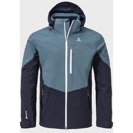 Schöffel SCHÖFFEL Outdoorjacke »2L Jacket Gaschurn M« mit Kapuze 8860 - blau 48 48 Abnehmbare, zweifach verstellbare Kapuze