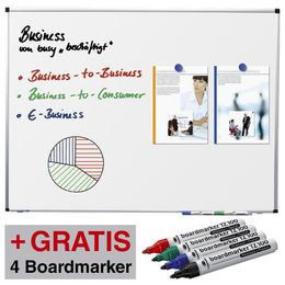 Legamaster Whiteboards Whiteboard Premium 75x100cm 100,0 x 75,0 cm spezialbeschichteter Stahl weiß