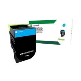 Lexmark Original 802SC Toner cyan 2.000 Seiten (80C2SC0) für CX310n/dn, CX410e/de/dte, CX510de/dhe/dthe