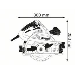 Bosch Professional Handkreissäge GKS 55+GCE