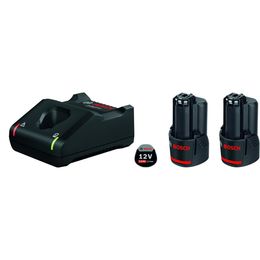 Bosch Professional Bosch Starter-Set 2x Akku GBA 12V 3,0 Ah, Schnellladegerät GAL 12V-40