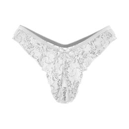 Rimba Ouvert-Slip mit floraler Spitze