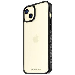 PanzerGlass ClearCase with D3O Backcover Apple iPhone 15 Plus Transparent, Schwarz Induktives Laden