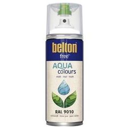 Belton free Lackspray Acryl-Wasserlack 400 ml reinweiß matt