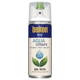 Belton Free Lackspray Acryl-Wasserlack 400 ml reinweiß hochglanz