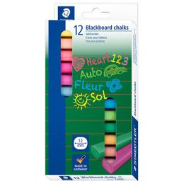 Staedtler 2360 Wandtafelkreide Kartonetui mit 12 Farben