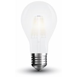 V-TAC LED-Lampe VT-2047 Frost, E27, EEK: E, 7 W, 840 lm, 2700 K