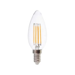 V-TAC LED-Filament-Lampe VT-2127, E14, EEK: F, 6W, 600lm, 3000K