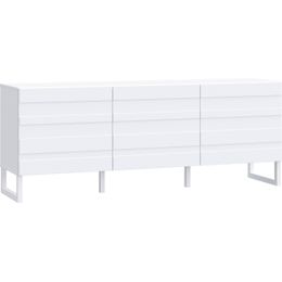 TV-Board FORTE Sideboards Gr. B/H/T: 164,6 cm x 64 cm x 41,6 cm, weiß TV-Lowboards